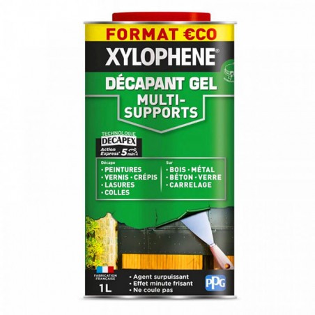 Xylophene Gel Décapant Multi-Supports 1L