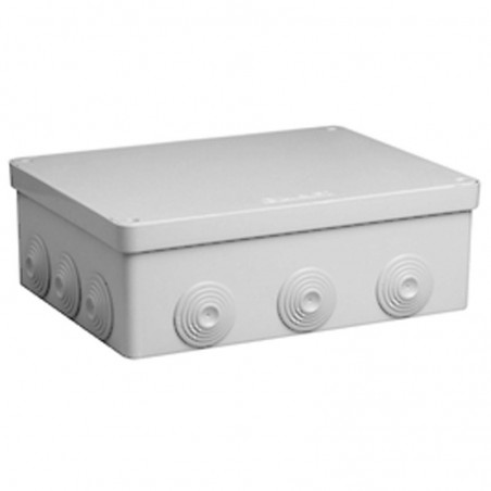 Boîte étanche rectangulaire à couvercle encastré et chicane d ...